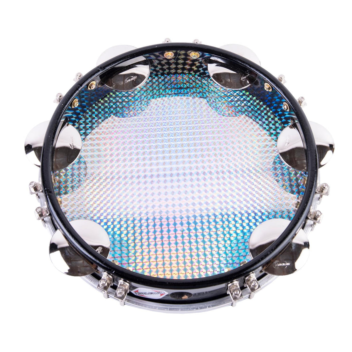 Pandero 10" PRO con parche holográfico ROJO – CONTEMPORÁNEA CHILE